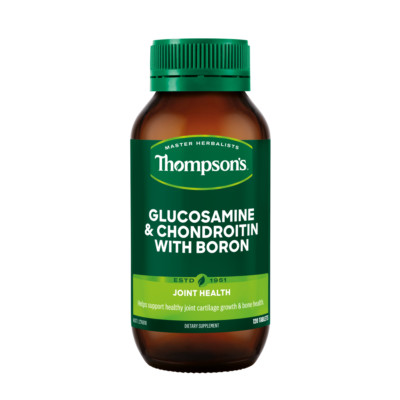 Thompson's Glucosamine & Chondroitin with Boron 120 Tablets Thompsons ...