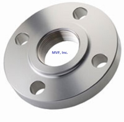 1" 150 Raised Face (RF) Threaded (NPT) Flange 304 Stainless ANSI ...