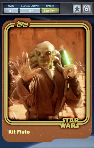 🔥DIGITAL🔥KIT FISTO Topps 2015 Star Wars Card Trader SPECIFIC Base TIER ...