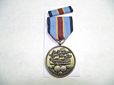 FULL SIZE Army Overseas Service Medal and Ribbon | eBay UK