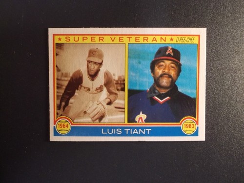 1983 O Pee Chee Baseball Luis Tiant Card # 179 | eBay