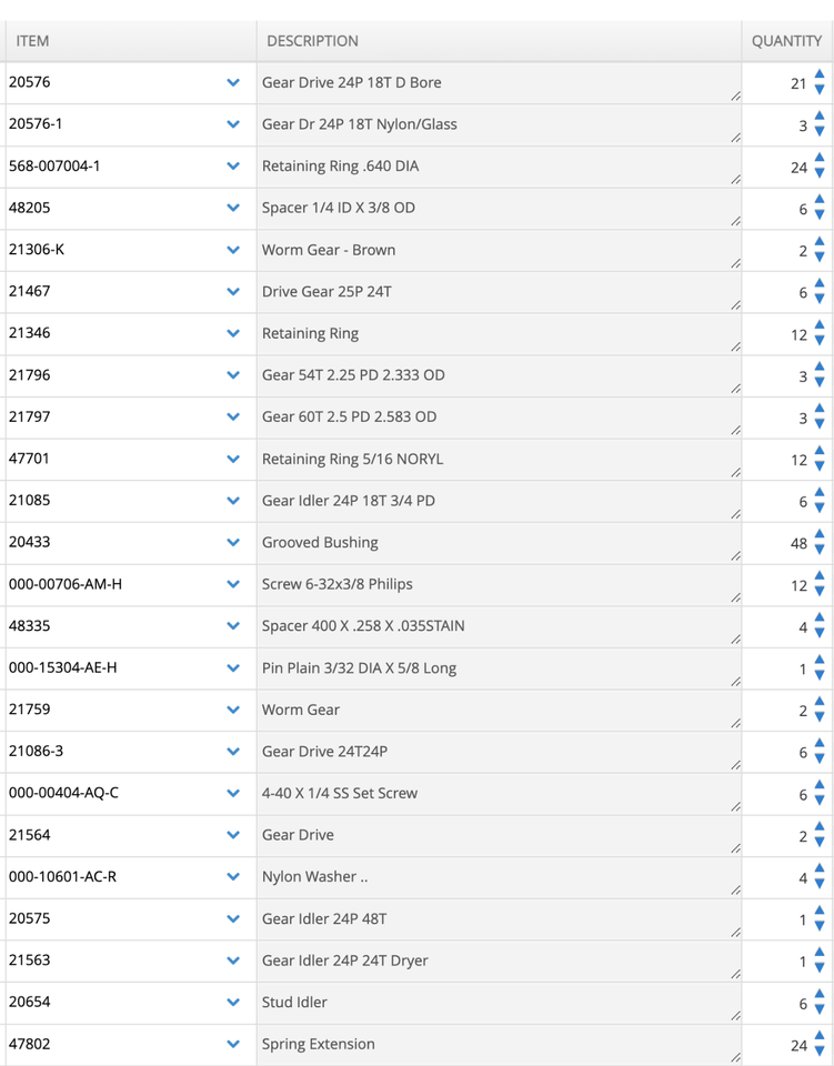 AFP Mini-Med / Mini-NDT Gear and Clip kit | eBay