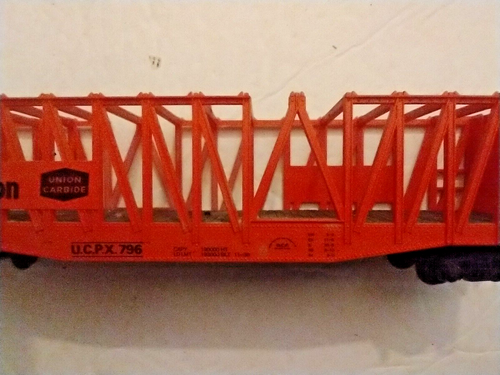 HO scale Union Carbide Open sided Freight Car UCPX 796 Vintage | eBay