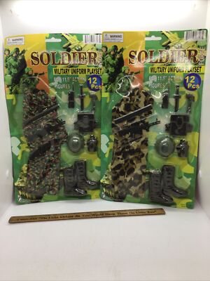 Soldier Force Military Uniform Play-set For 11.5” Action Figures 12 ...
