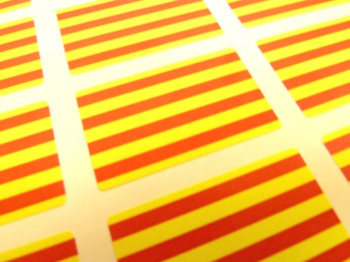 Catalonia Catalunya Self-Stick Flag Labels Self-Adhesive Catalan flag ...