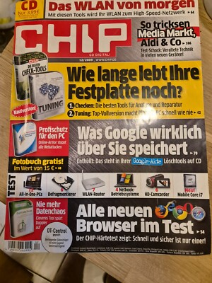 Zeitschrift CHIP GO DIGITAL - 12/2009 neuwertig aus Sammlungsauflösung ...