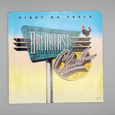 Breakfast Club Right On Track Single Record MCA Records 1987 MCA-52954 ...