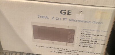 GE 700 Watt, 7cu Microwave- White | eBay