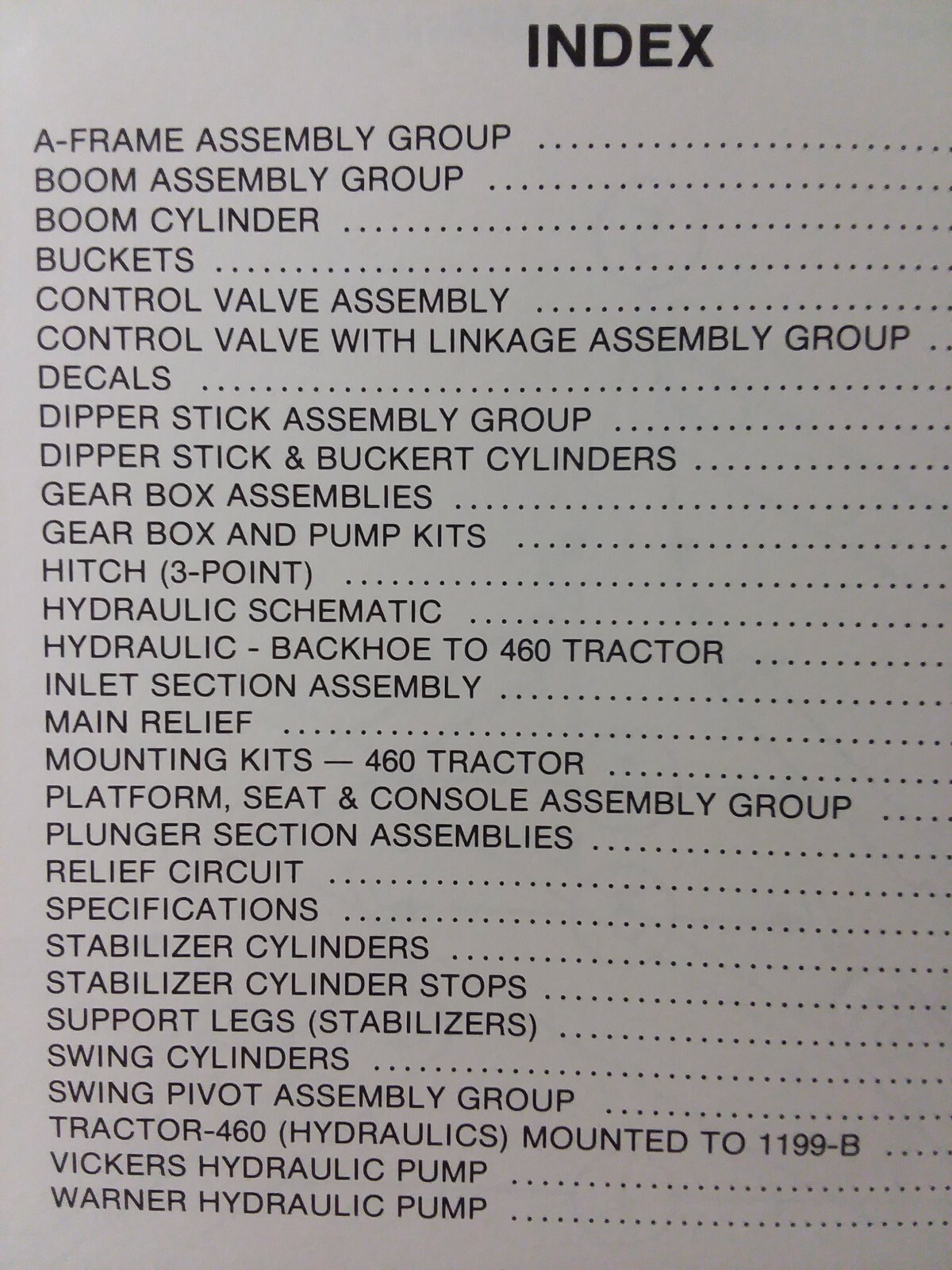 LONG 1199-B Three Point Hitch Backhoe Implement Attachment Tractor ...