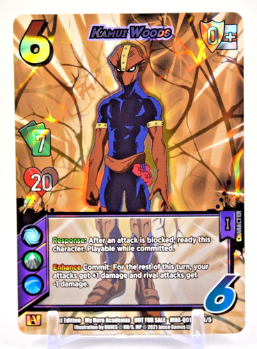 MHA-Q01 4/5 Kamui Woods (Quirk Pack 1) UniVersus: My Hero Academia 1st ...