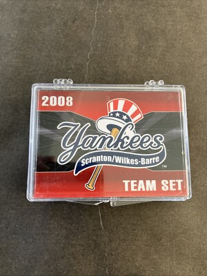 2008 SCRANTON/WILKES BARRE YANKEES MiLB TEAM SET-SEALED IN PLASTIC CASE ...