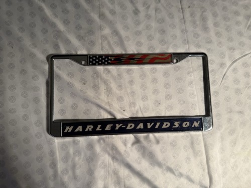 Harley Davidson Vintage Motorcycle License Plate Frame | eBay