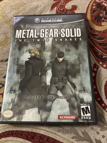 Nintendo GameCube Metal Gear Solid Twin Snakes Complete Manual 2 Discs ...