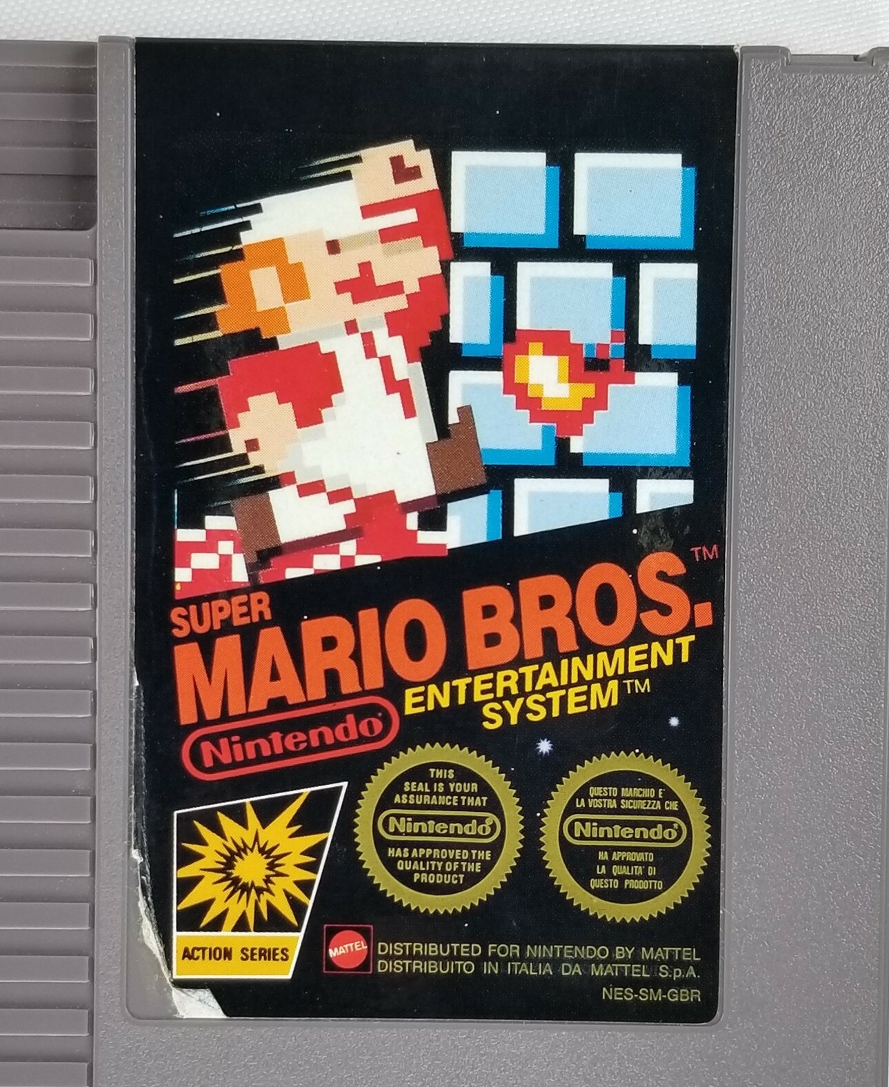 Super Mario Bros Nintendo NES MATTEL VERSION ITALY IMPORT RARE TESTED ...
