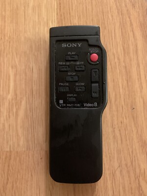 OEM Sony Video Camcorder Remote Control Model VTR RMT-708 Tested | eBay