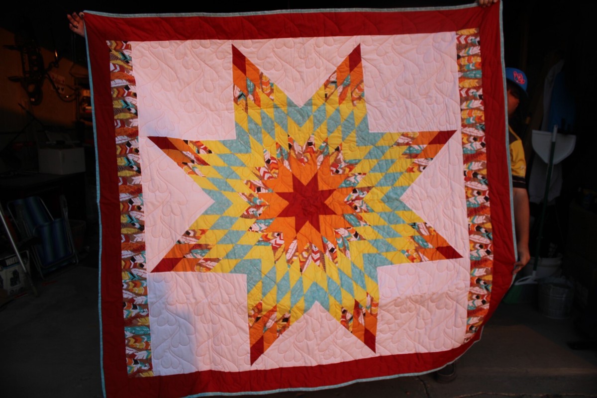 Sioux Star Quilt Patterns Making The Homestead Star Quilt Part 2