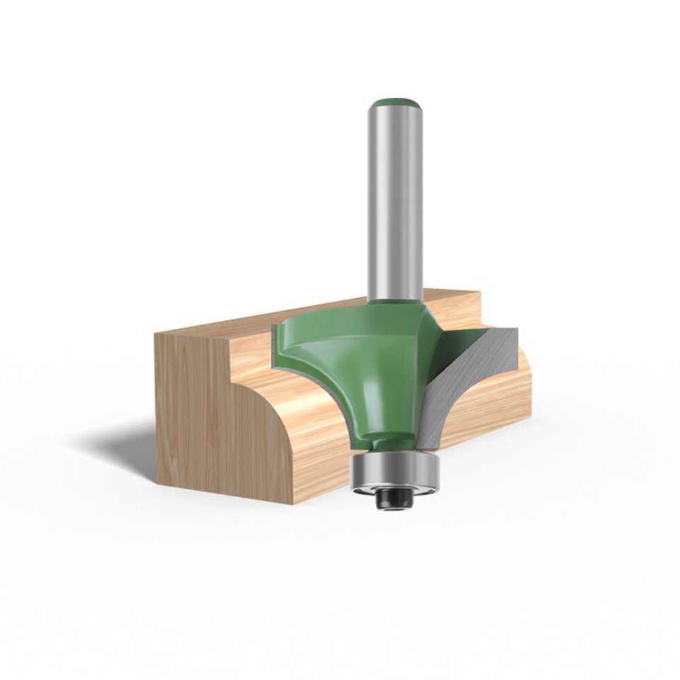 Round Over Edge Forming Profile Router Bit 8mm Shank 3/16" - 1/2 Radius ...