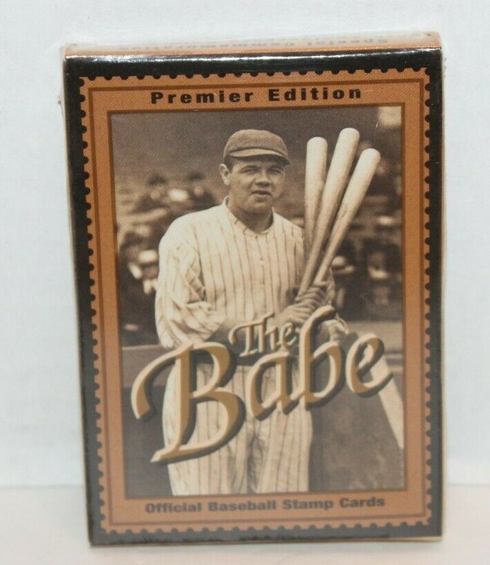 NEW The Babe Premier Edition Official Baseball Stamp Cards 100th Anniv ...