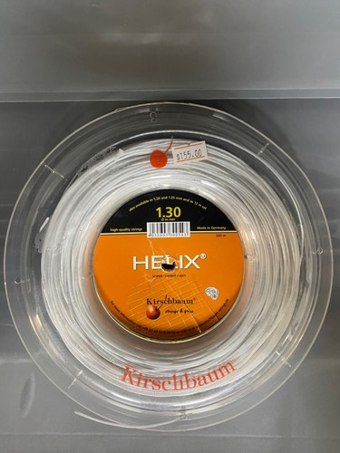 Kirschbaum HELIX 16 Gauge 1.30mm 200m/660ft Tennis String Reel in Pearl ...