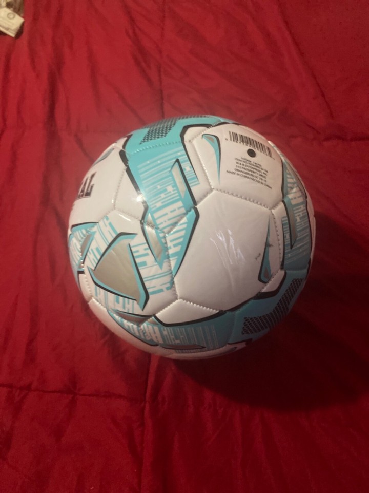 Seasonal soccer ball light blue color soccer ball size 4 | eBay