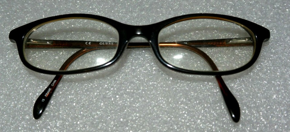 Authentic GUESS GU 497 Designer EYEGLASSES FRAMES 50-17-135 Brown | eBay