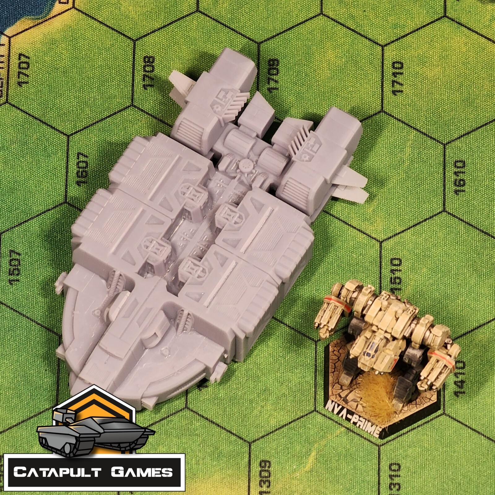 HEXTECH *Map Scale* Borealis Dropship 6mm Scale Terrain for Tabletop ...