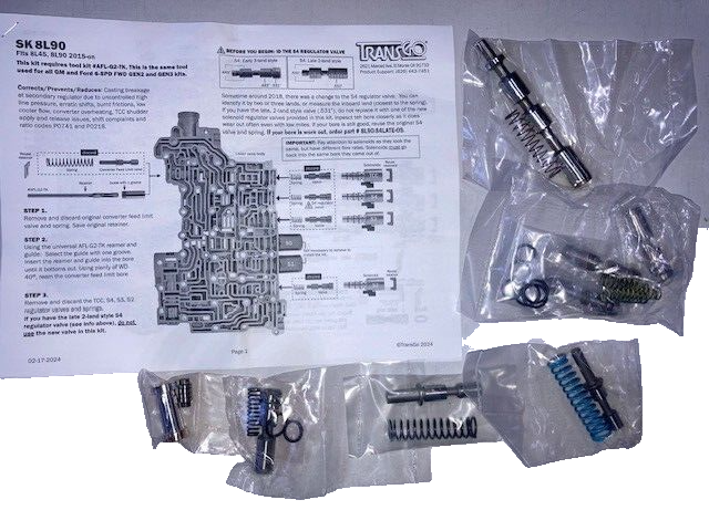 SK8L90 TransGo shift kit, fits all 8L45 to 8L90 transmissions | eBay