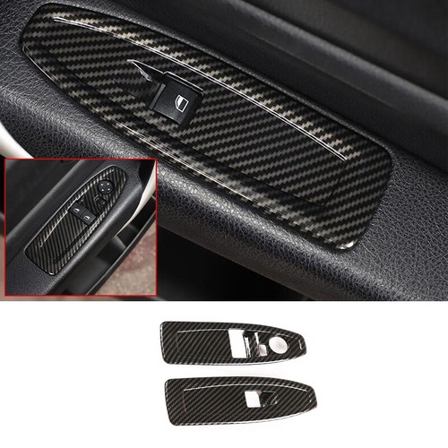 Fit For BMW F20 F21 F22 F23 Carbon Fiber Style Window Lock Lift Panel ...