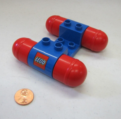 Lego Duplo Blue Car Base W/ Red Wheels Lego Logo 31216 Vintage Part | eBay