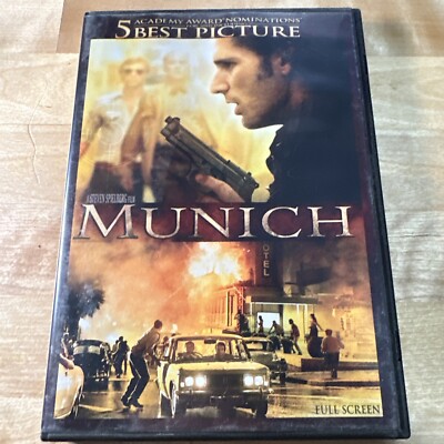 Munich (DVD, 2006, Full Frame) Eric Bana, Jeffrey Wright, Geoffrey Rush ...