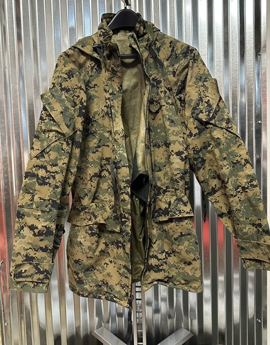 USMC GoreTex Jacket APEC Parka MARPAT Woodland Camouflage Medium Long ...