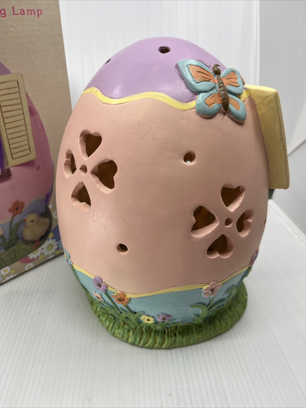 New Cracker Barrel Color Changing Bunny Egg Accent Lamp Easter ...