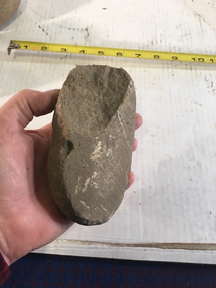 Ancient native Indian Mano / grindstone / handstone | eBay