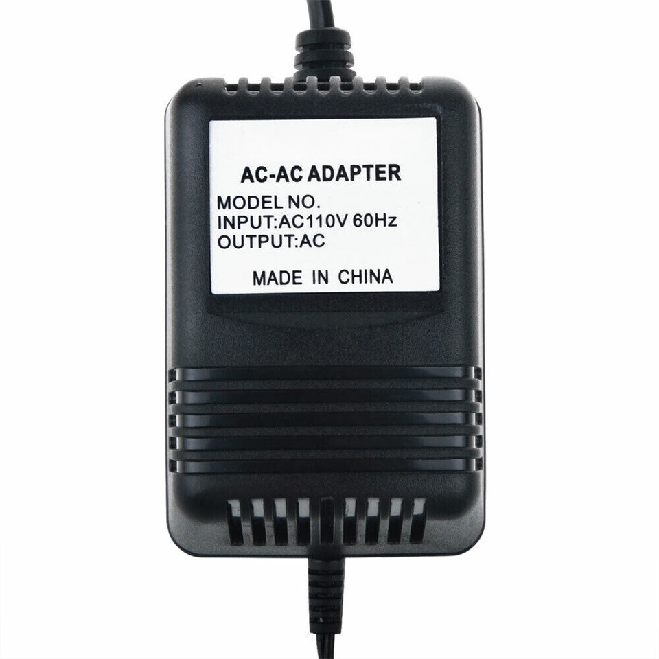 12V 1A AC/AC Adapter for MA411210 12VAC 1000mA Plug in Class 2 ...