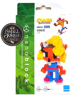 COCO - Nanoblock Crash Bandicoot Series, NBCC-099, Lvl 2 190 Pcs. NEW ...
