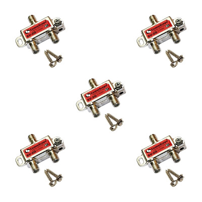 2-Way Digital Coaxial Splitter SV-2G, 5-1002 Mhz (5 Pack) | eBay