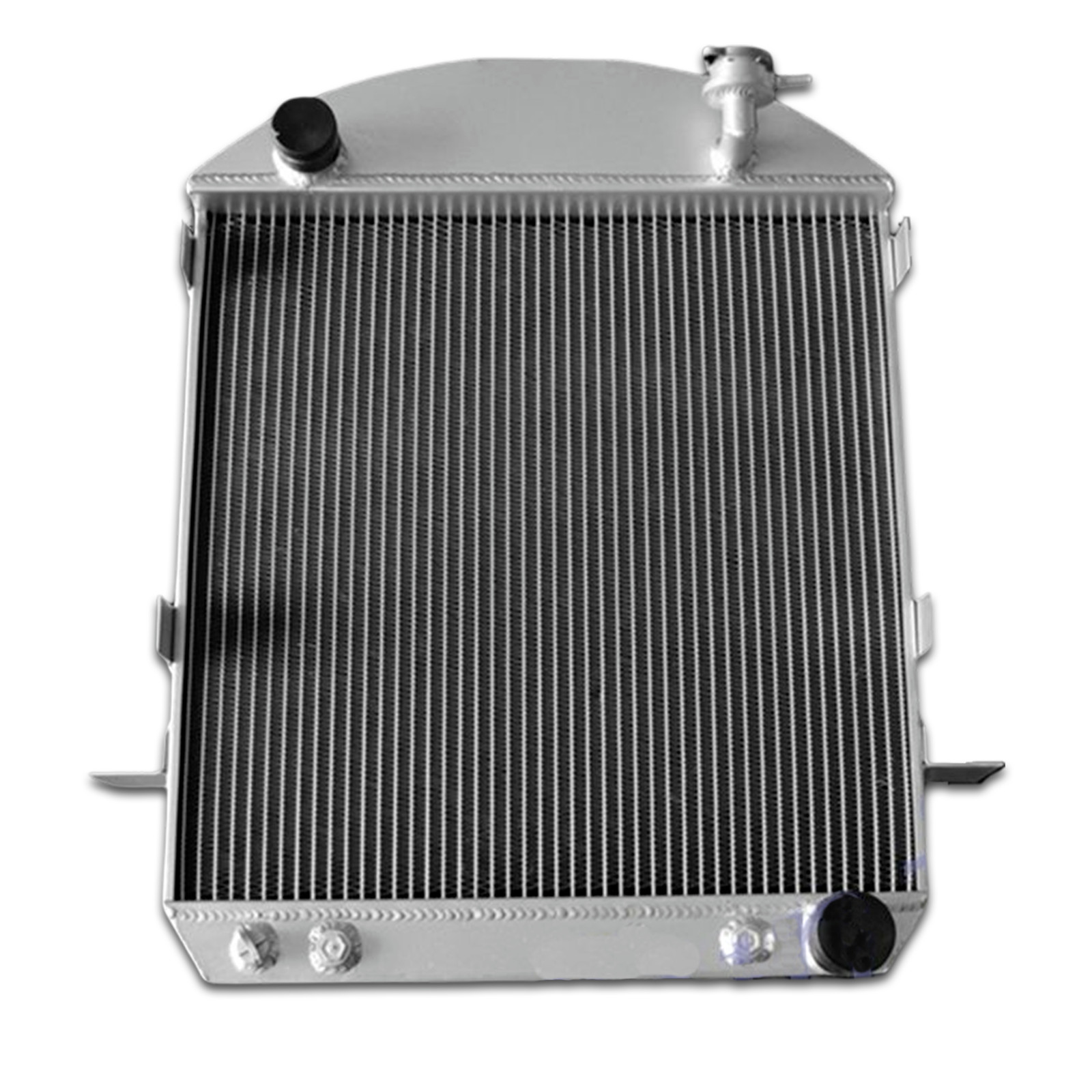 Buffed Aluminum Radiator Fits 1917-1923 T-bucket For Sale 3ROW Aluminum ...
