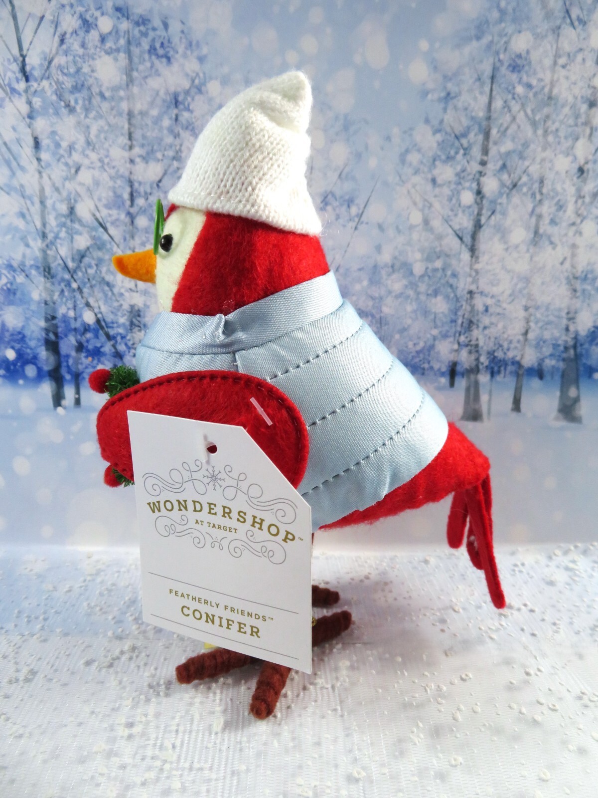 Featherly Friends Fabric Bird Conifer 2024 Wondershop Winter Décor New ...