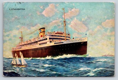 1932 SS Argentina American Republics Liner MOORE McCormack Lines NY ...