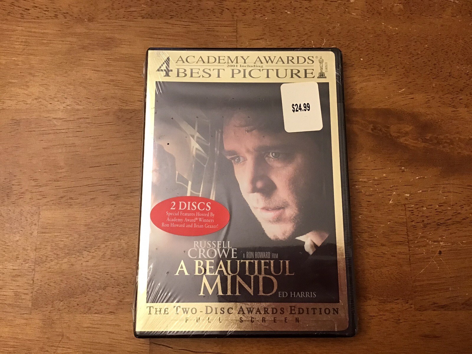A Beautiful Mind (DVD, 2002, 2-Disc Set, Limited Edition Packaging Full ...