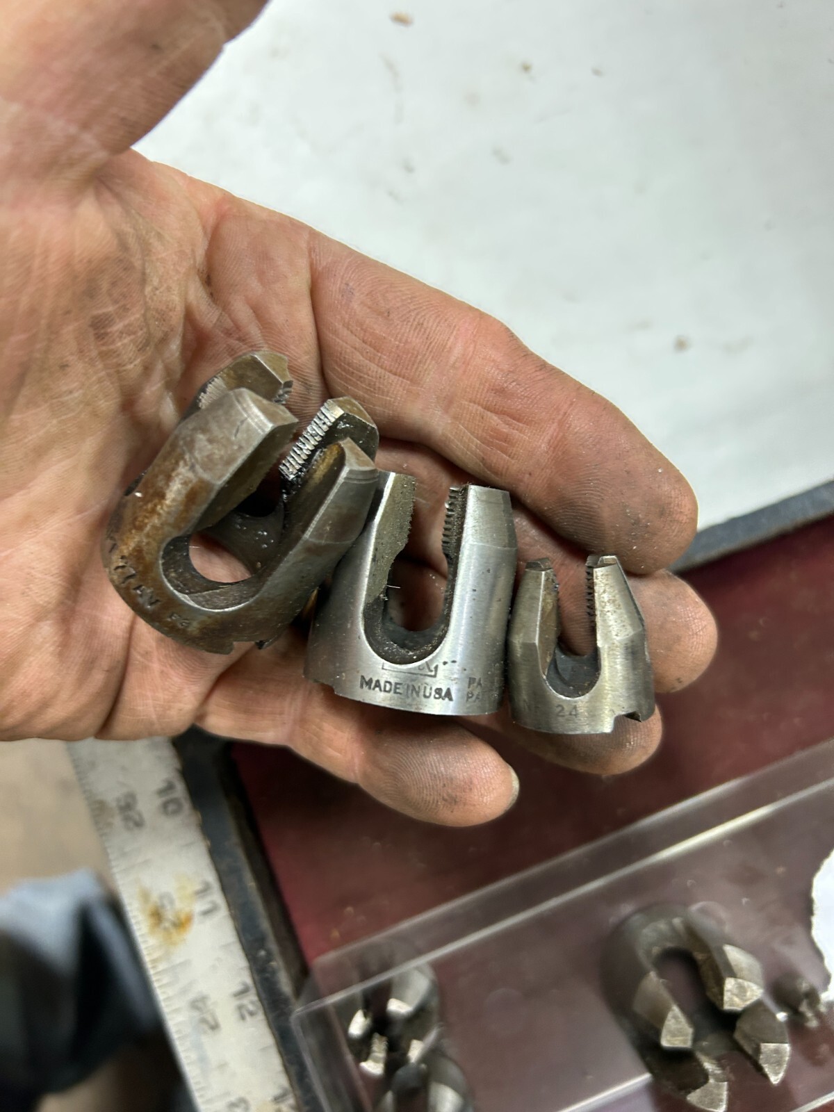 MACHINIST SgCst TOOLS LATHE MILL Machinist Lot Acorn Die Heads for ...