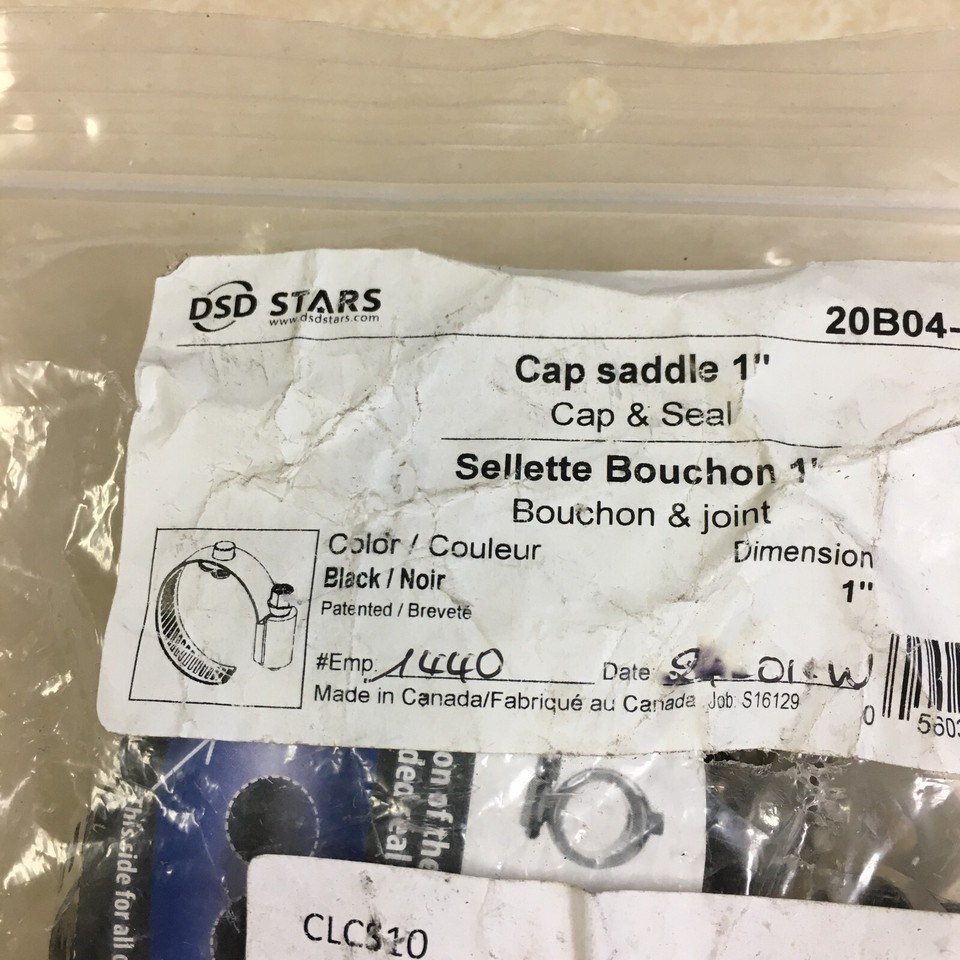 10-Pack Cap Mainline Saddle Kit (Clamp Cap & Seal) for 1″ Tube for ...
