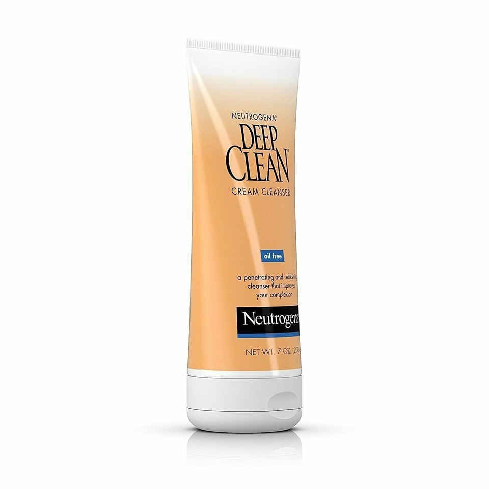 Neutrogena Deep Clean Cream Cleanser Penetrating & Refreshing Skin 7 oz ...