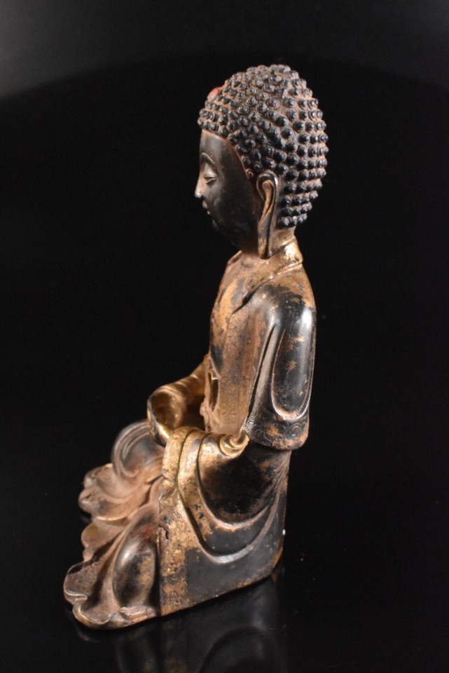 S2791: XF Japanese Copper BUDDHIST STATUE sculpture Ornament Buddhist ...