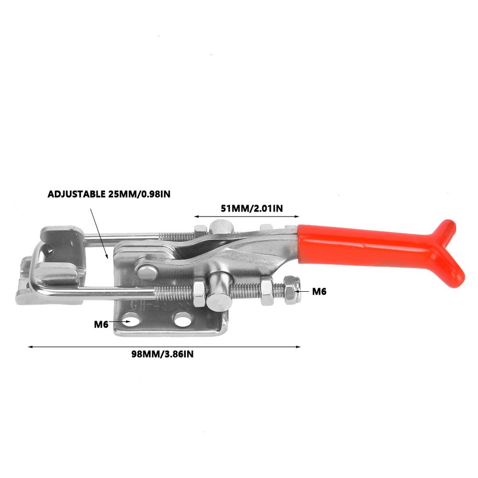304 Stainless Steel Toggle Clamp Quick Fixing Clamp 320KG Clamping ...