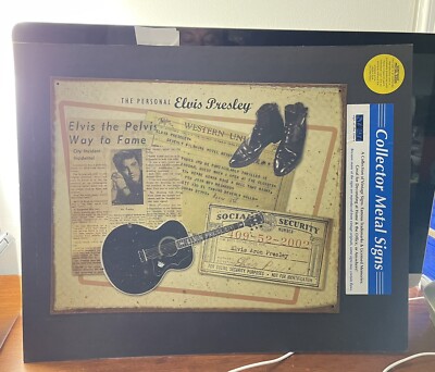 The Personal Elvis Presley Collector Metal Sign | eBay