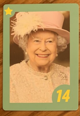 THE GREAT QUEEN ELIZABETH ! PALADONE "GREEN" COLLECTOR'S CARD, MINT ...