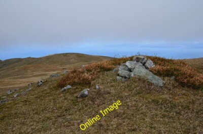 Photo 6x4 Summit cairn, Ard Nev u00c0rd Nev The 556m summit looking ...