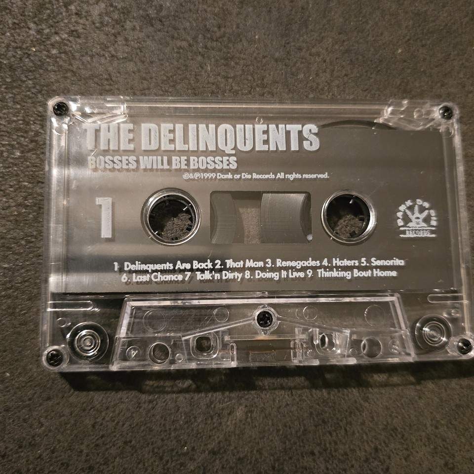 The Delinquents Bosses Will Be Bosses Cassette Tape Gangsta Rap 90s ...