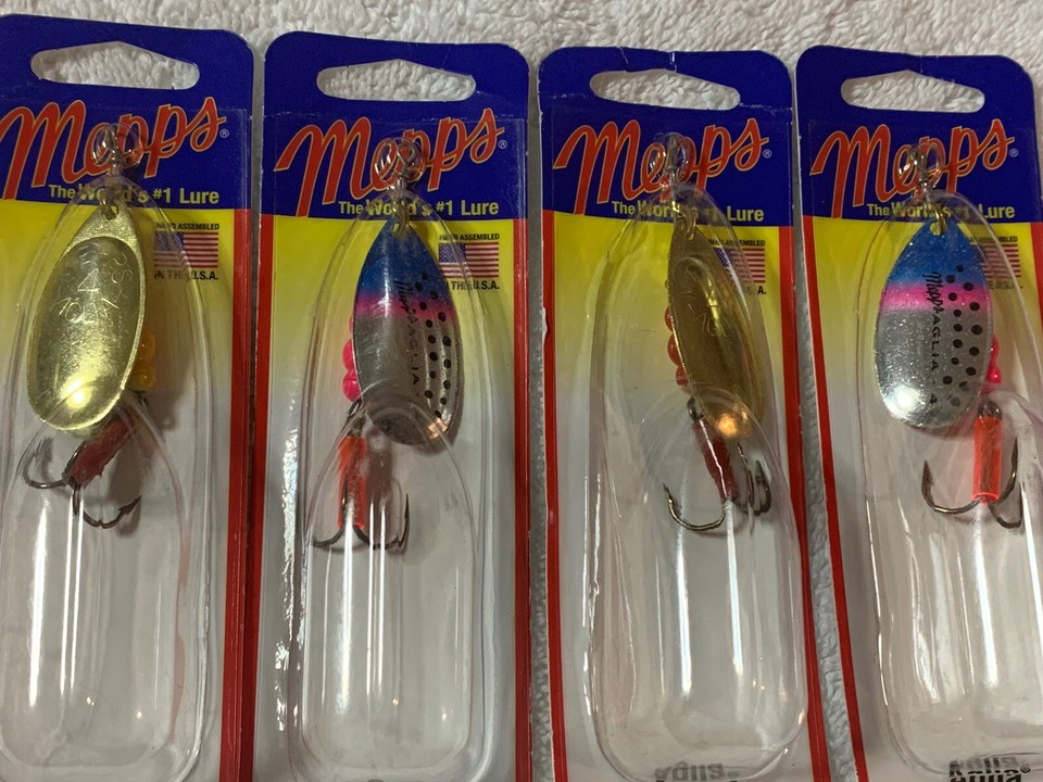 (LOT OF 4) MEPPS AGILA SIZE 4. MULTIPLE COLORS. 1/3oz. NIP #4 | eBay